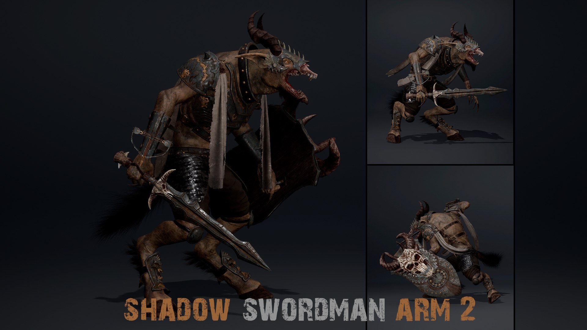3D Shadow Swordman Arm2 Model - TurboSquid 2320660