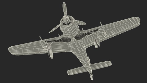 german wwii fighter aircraft 3d max