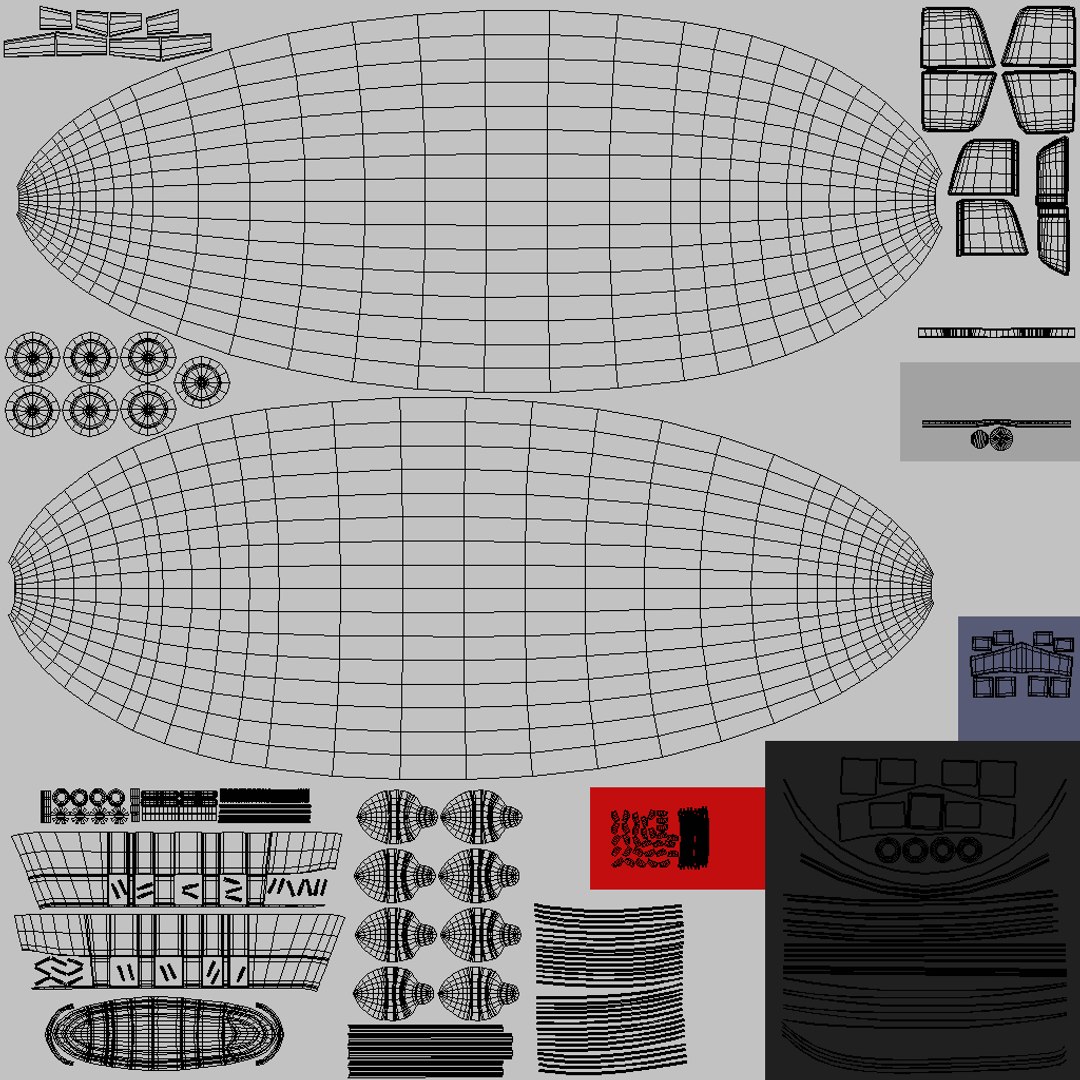 Blimp 3D Model - TurboSquid 1826442