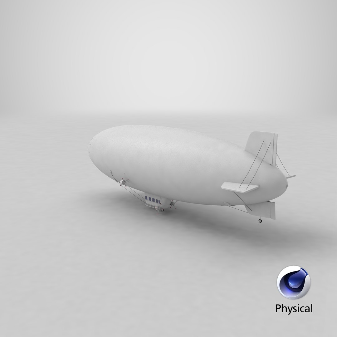 Blimp 3D Model - TurboSquid 1826442