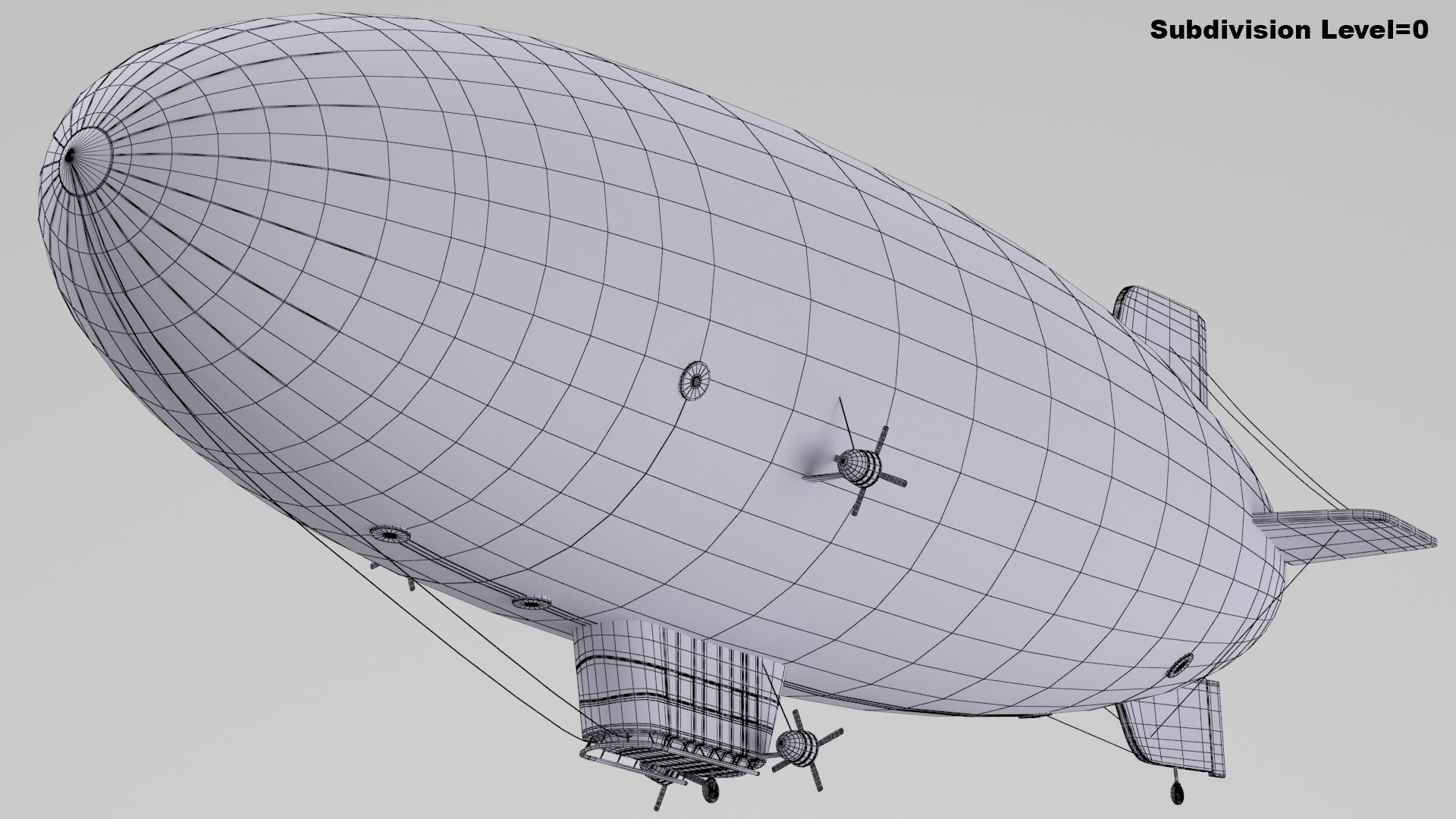 Blimp 3D Model - TurboSquid 1826442