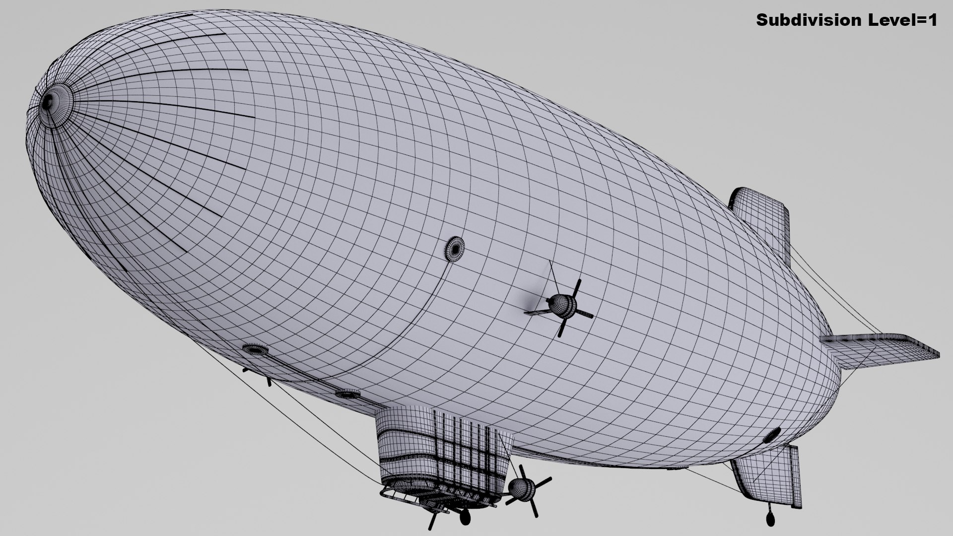Blimp 3D Model - TurboSquid 1826442