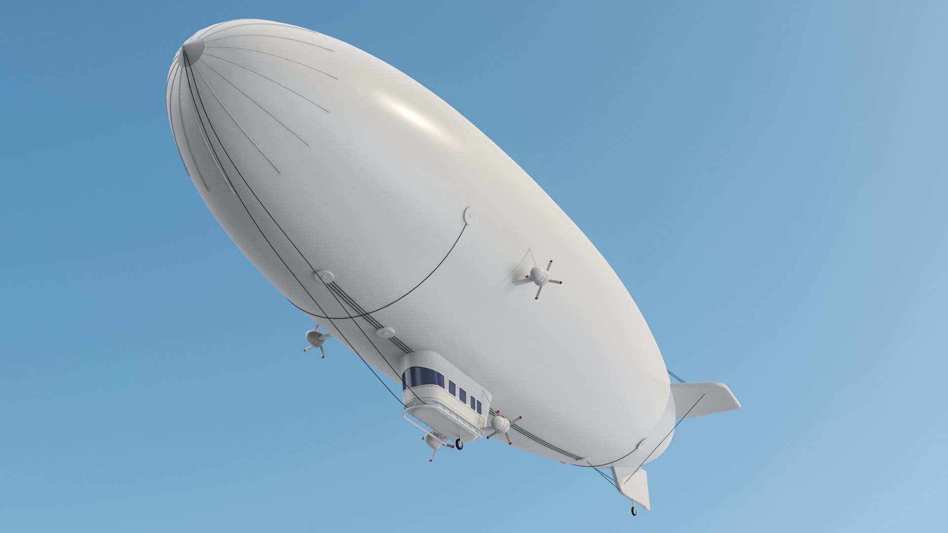 Blimp 3D Model - TurboSquid 1826442