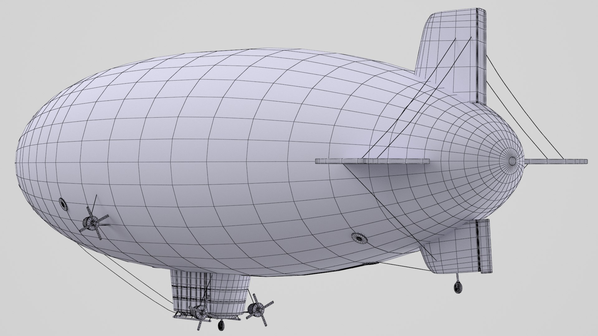 Blimp 3D Model - TurboSquid 1826442