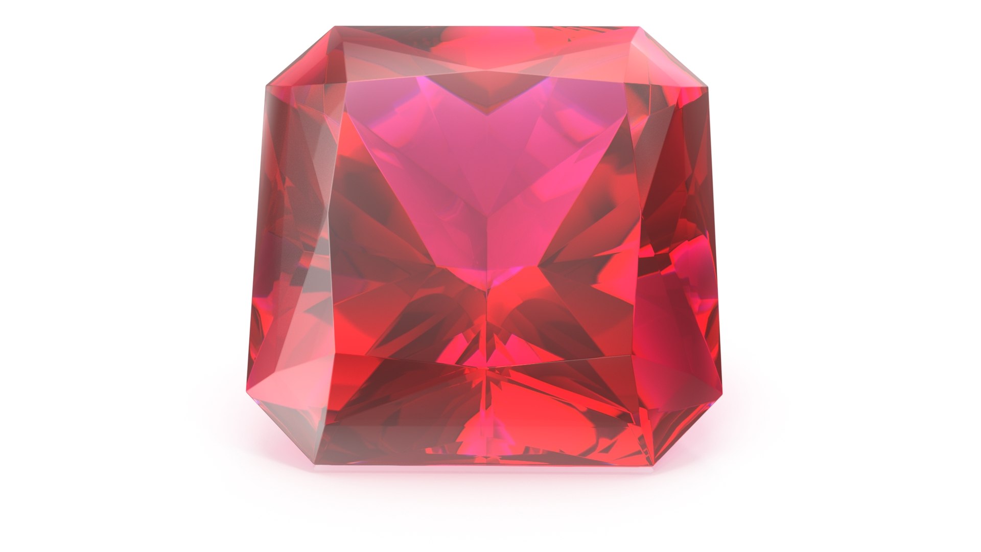 3D Radiant Cut Pink Topaz - TurboSquid 1870016
