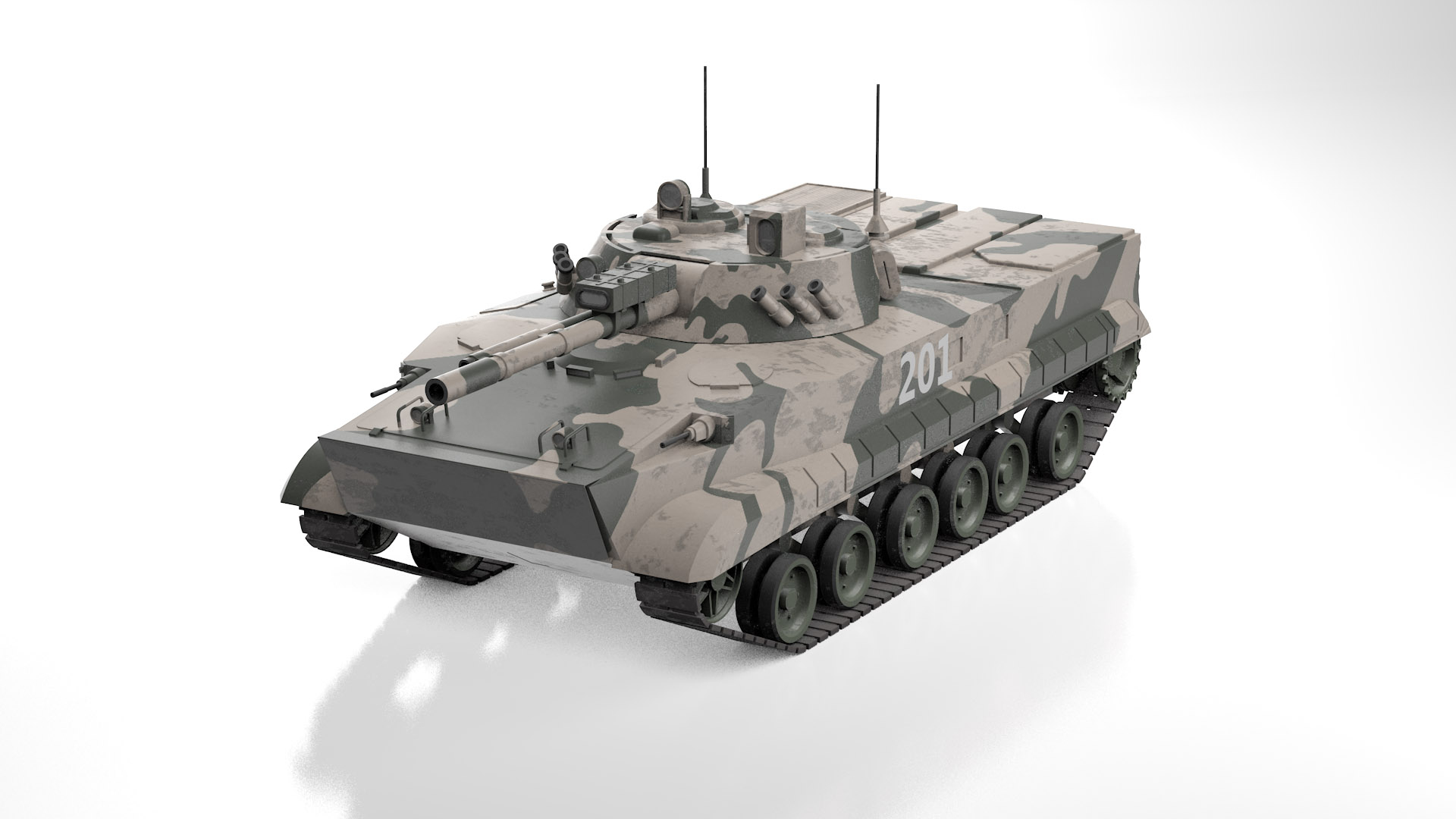 3D BMP-3 Model - TurboSquid 1874873