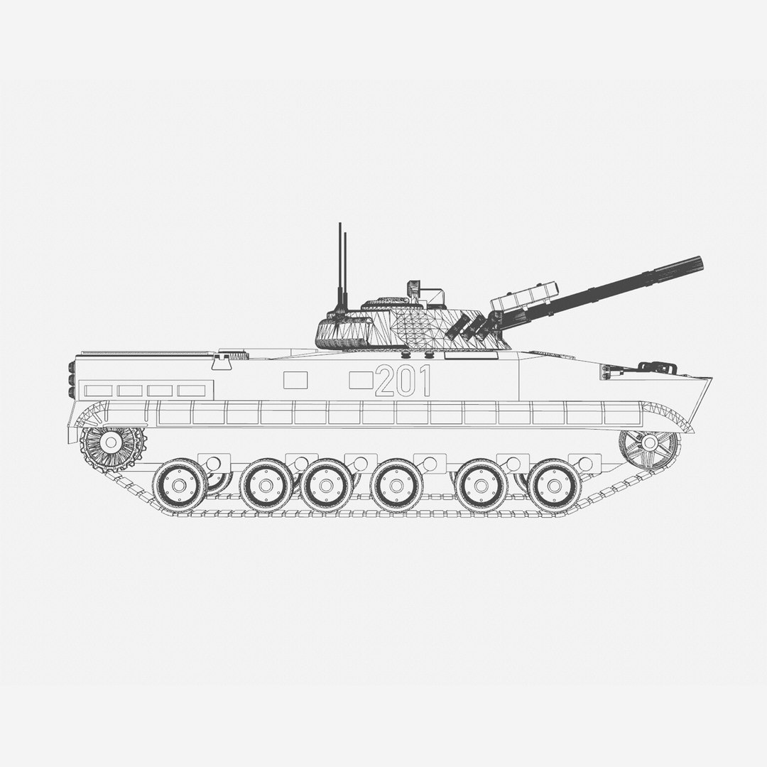 3D BMP-3 Model - TurboSquid 1874873