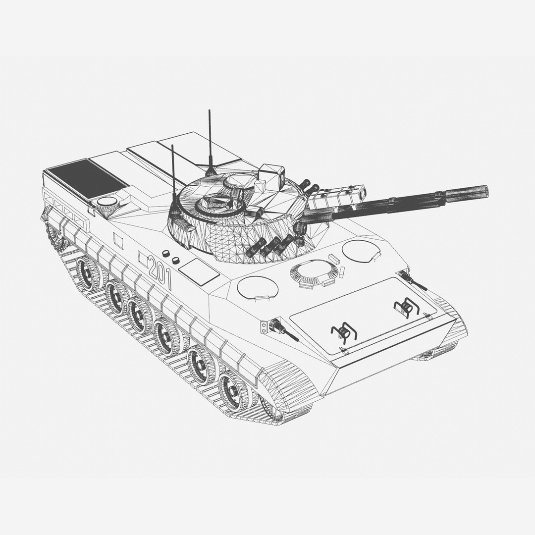 3D BMP-3 Model - TurboSquid 1874873