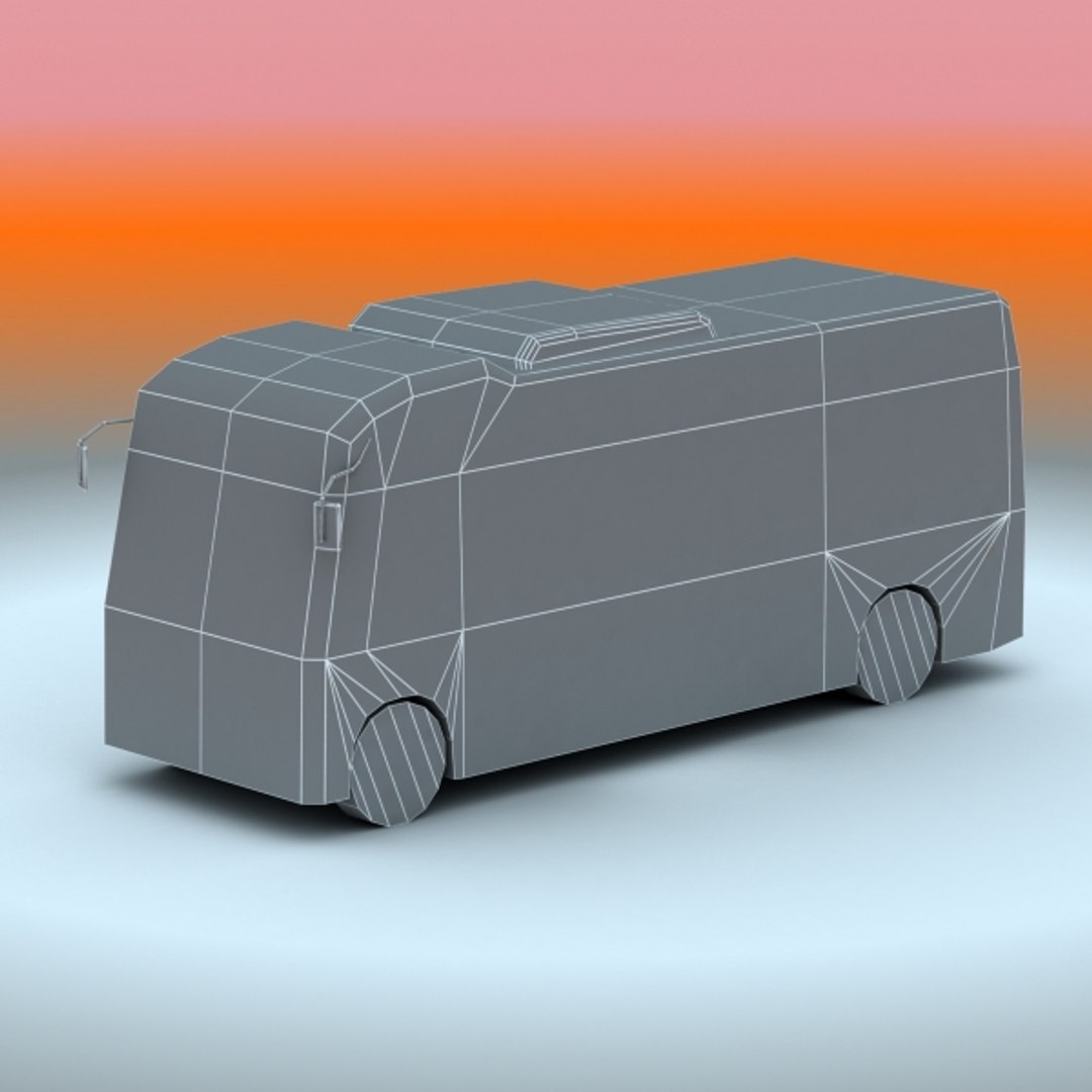 3d 2008 Hino Poncho Bus