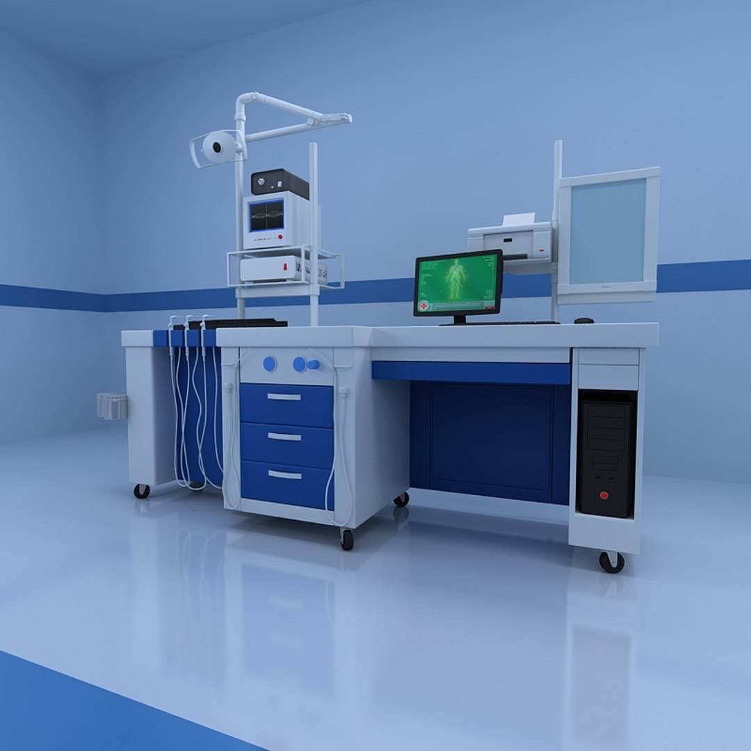 operating room 3d max