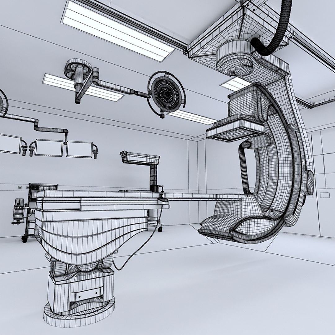 operating room 3d max