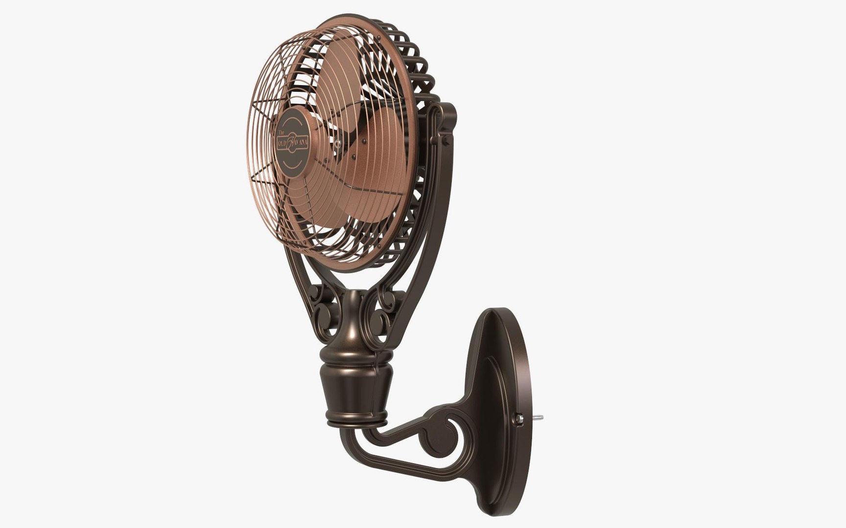 3D Old Havana Wall Fan Model - TurboSquid 2426513