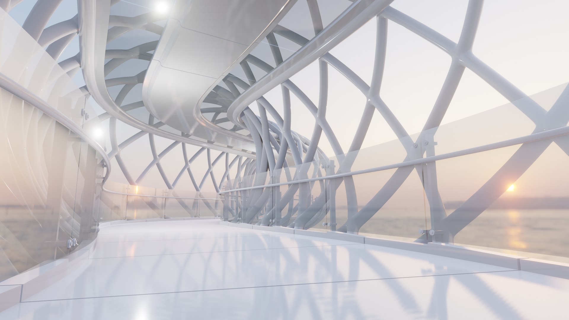 3D Future Bridge 03 - TurboSquid 1894500