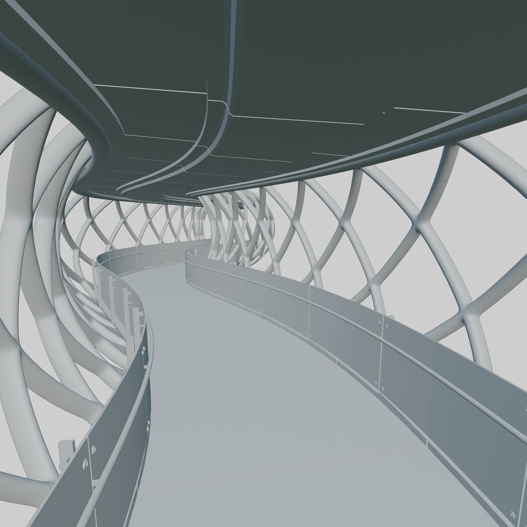 3D Future Bridge 03 - TurboSquid 1894500