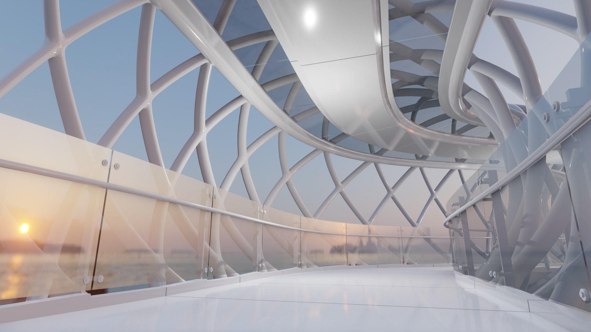 3D Future Bridge 03 - TurboSquid 1894500