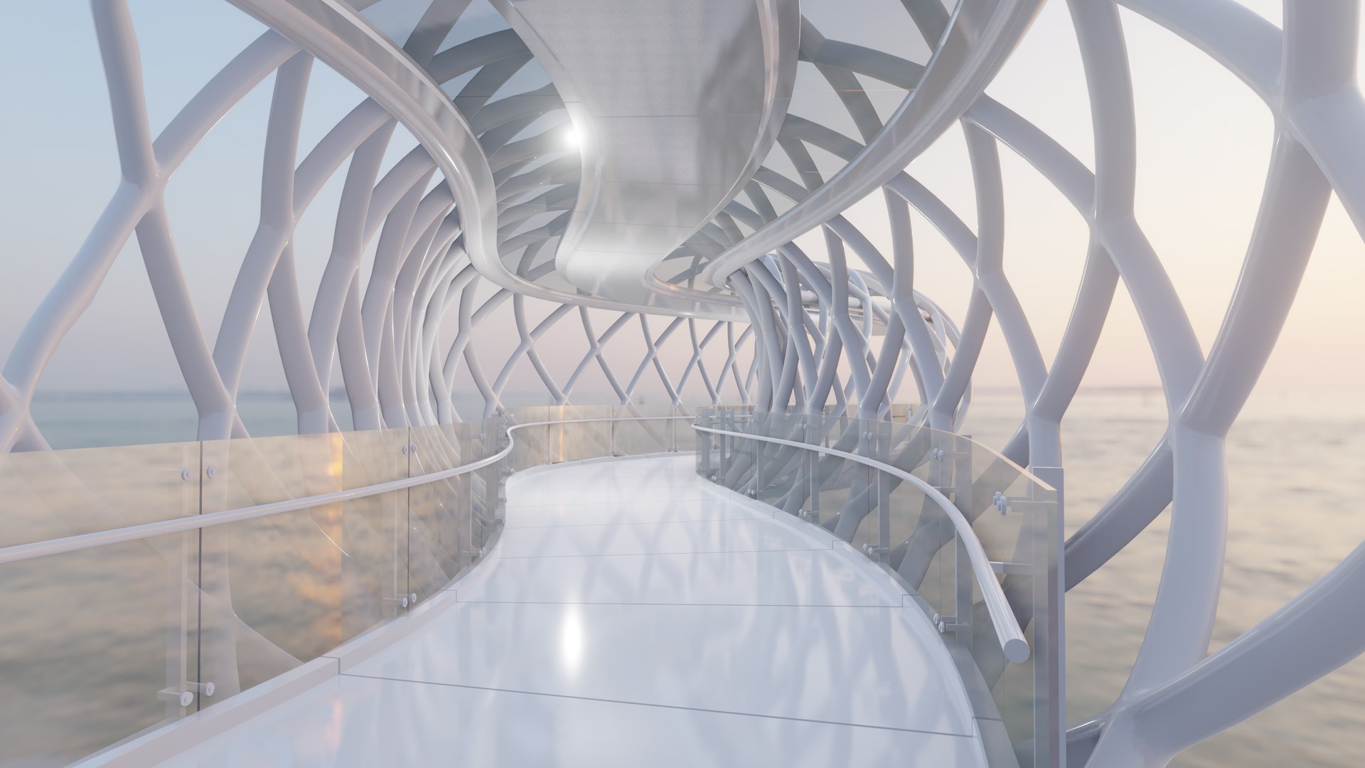 3D Future Bridge 03 - TurboSquid 1894500