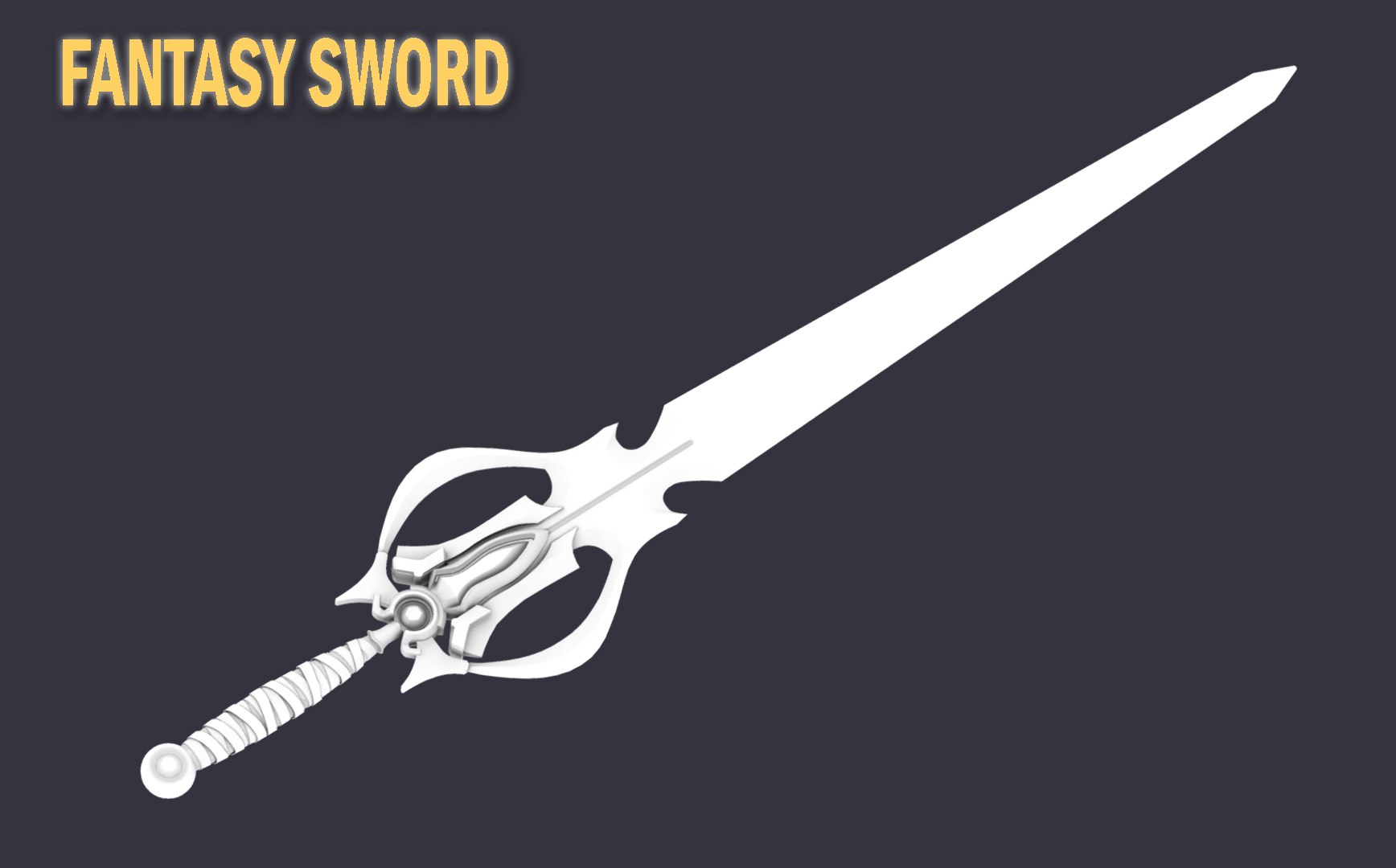 Fantasy Sword 3D Model - TurboSquid 1347948