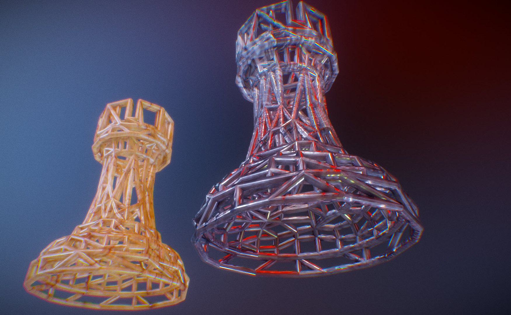 3D Model Rook Piece Chess Board - TurboSquid 1487997