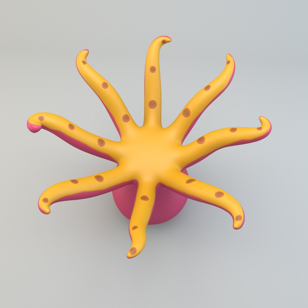 3D Model Cartoon Octopus - TurboSquid 1222912