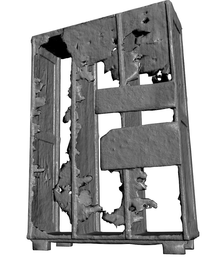 Scan Haunted Wardrobe 3d Model