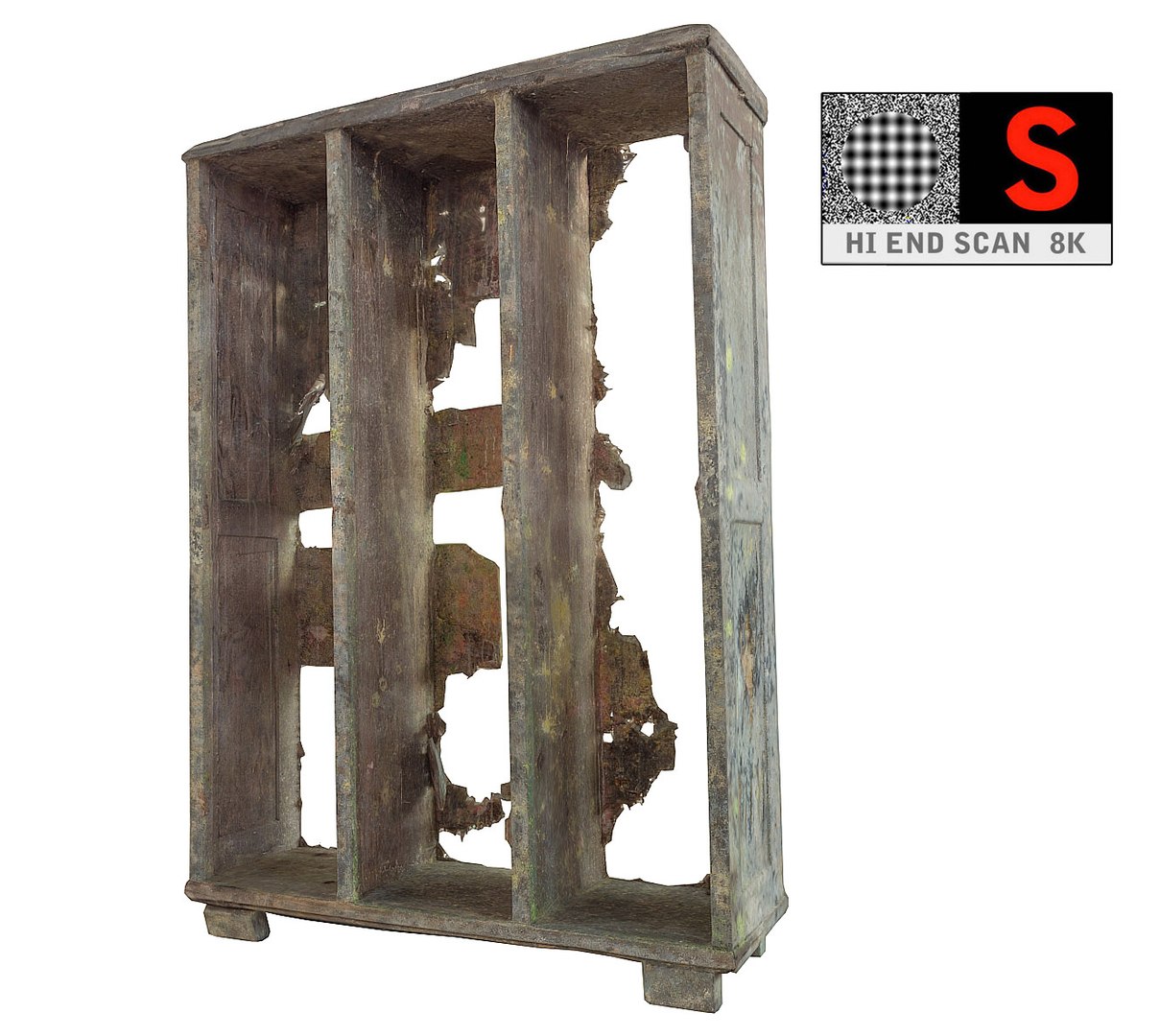 Scan Haunted Wardrobe 3d Model