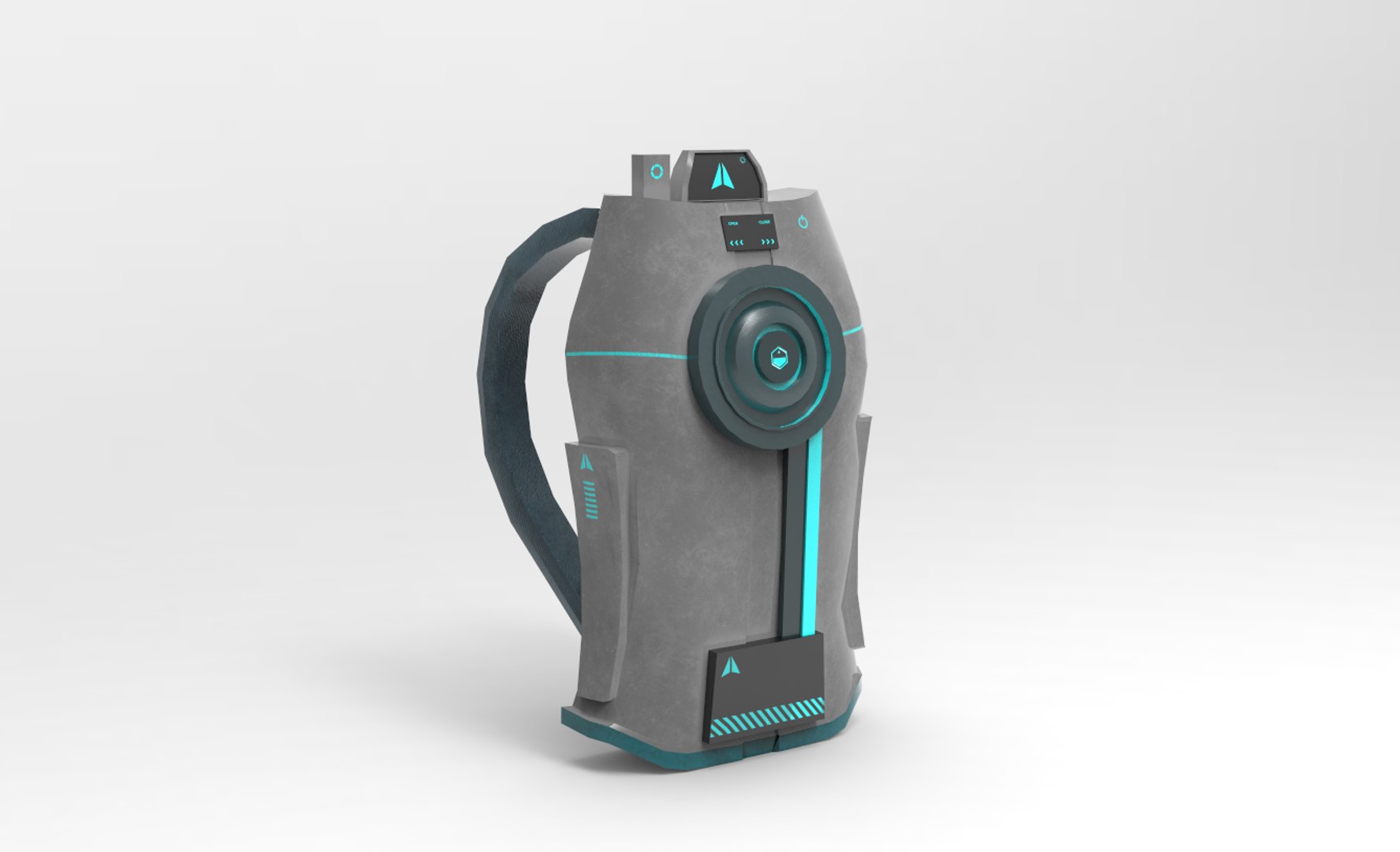 Sci-fi Backpack 02 - 3D Model - TurboSquid 1693828