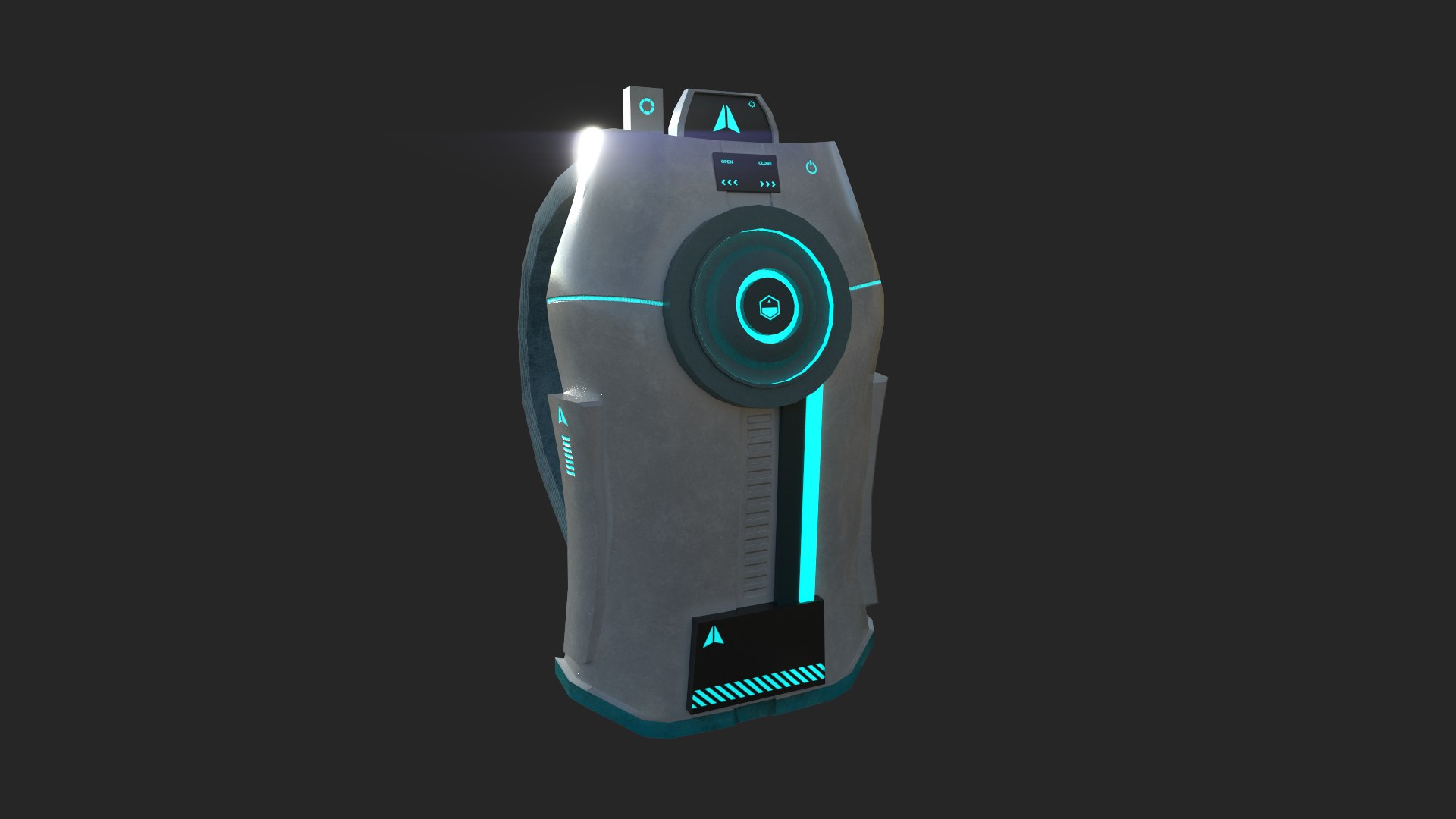 Sci-fi Backpack 02 - 3D Model - TurboSquid 1693828