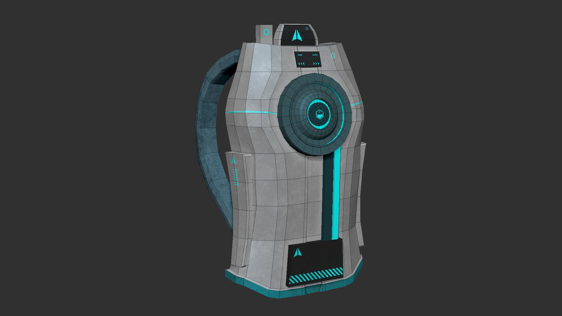 Sci-fi Backpack 02 - 3D Model - TurboSquid 1693828