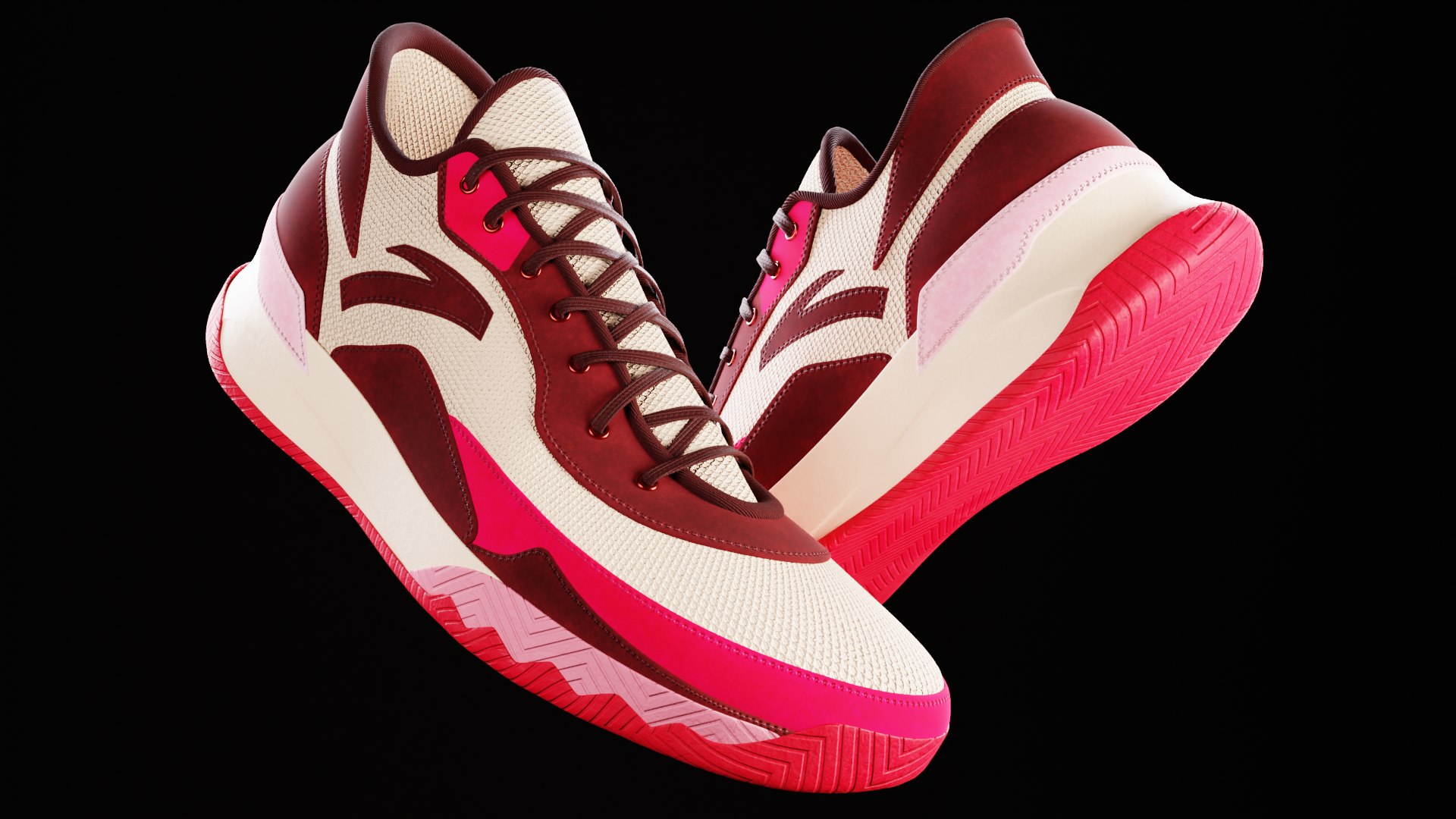 3D Athletic Sneakers 6 Pieces - TurboSquid 2132907
