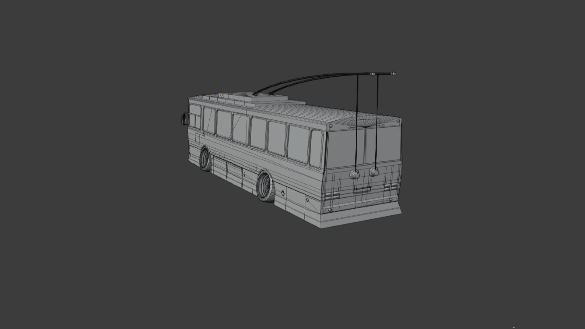 Soviet Trolleybus Tuned Model - TurboSquid 2096755