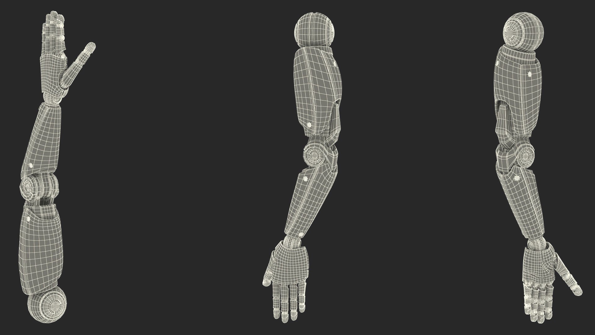 Sci Fi Robot Arm Rigged 3D model - TurboSquid 2111041