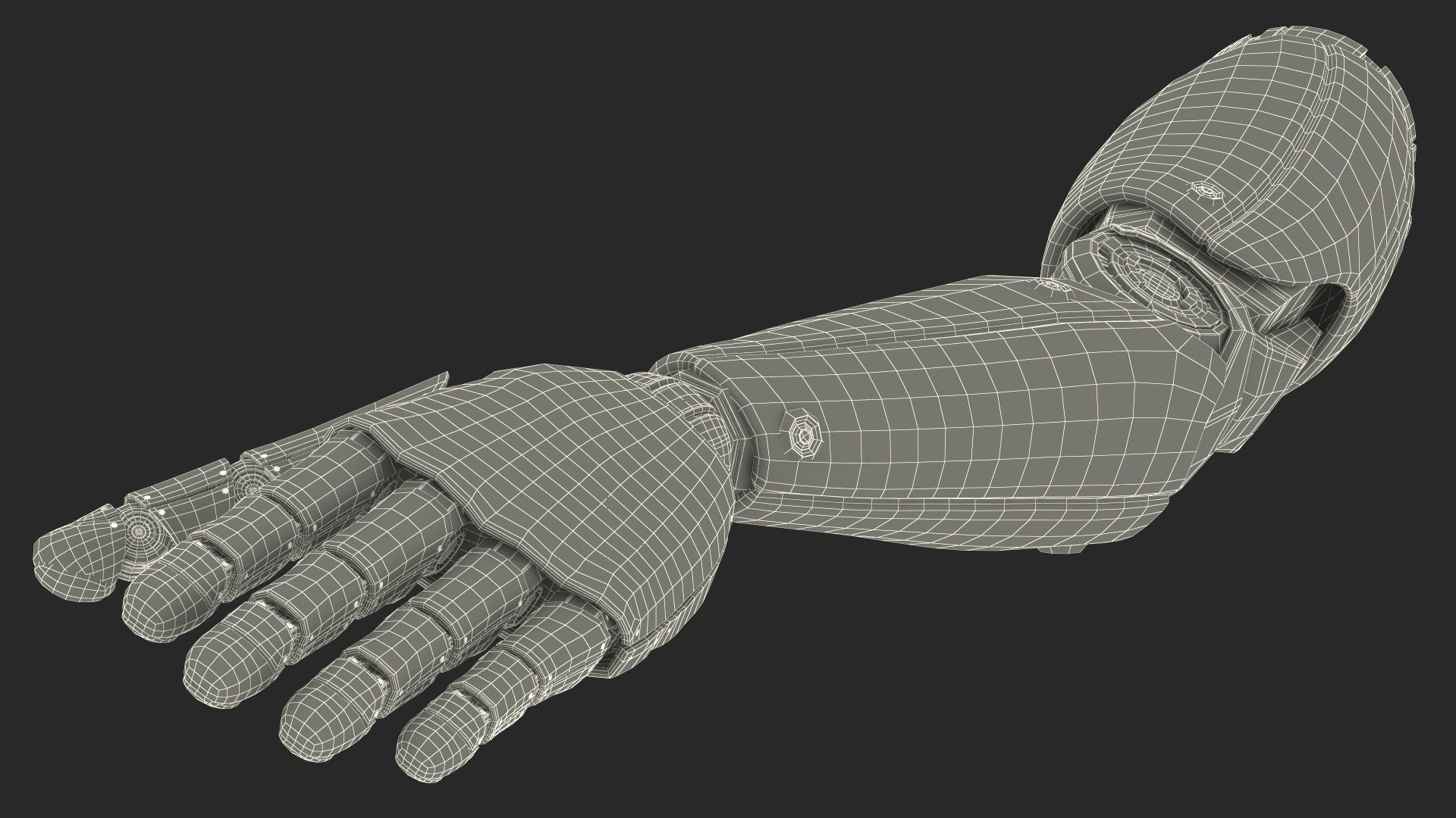 Sci Fi Robot Arm Rigged 3D model - TurboSquid 2111041