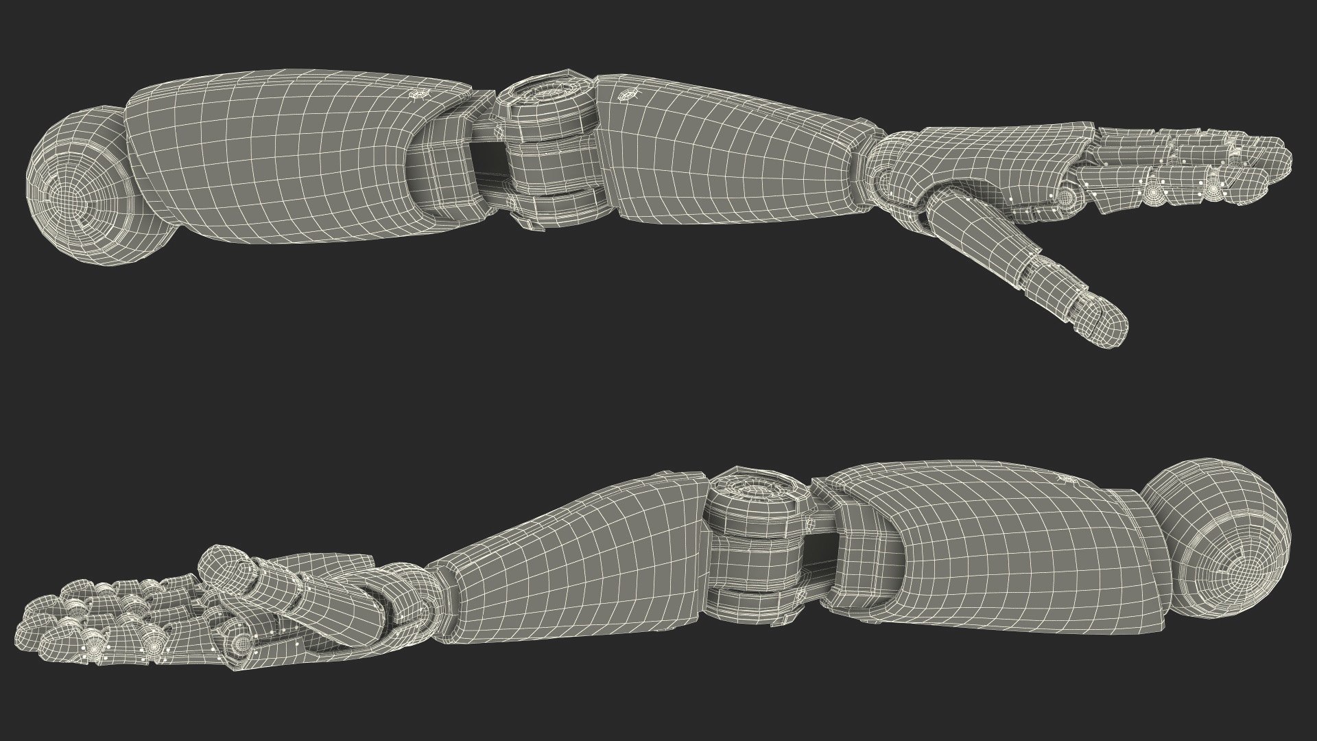 Sci Fi Robot Arm Rigged 3D model - TurboSquid 2111041