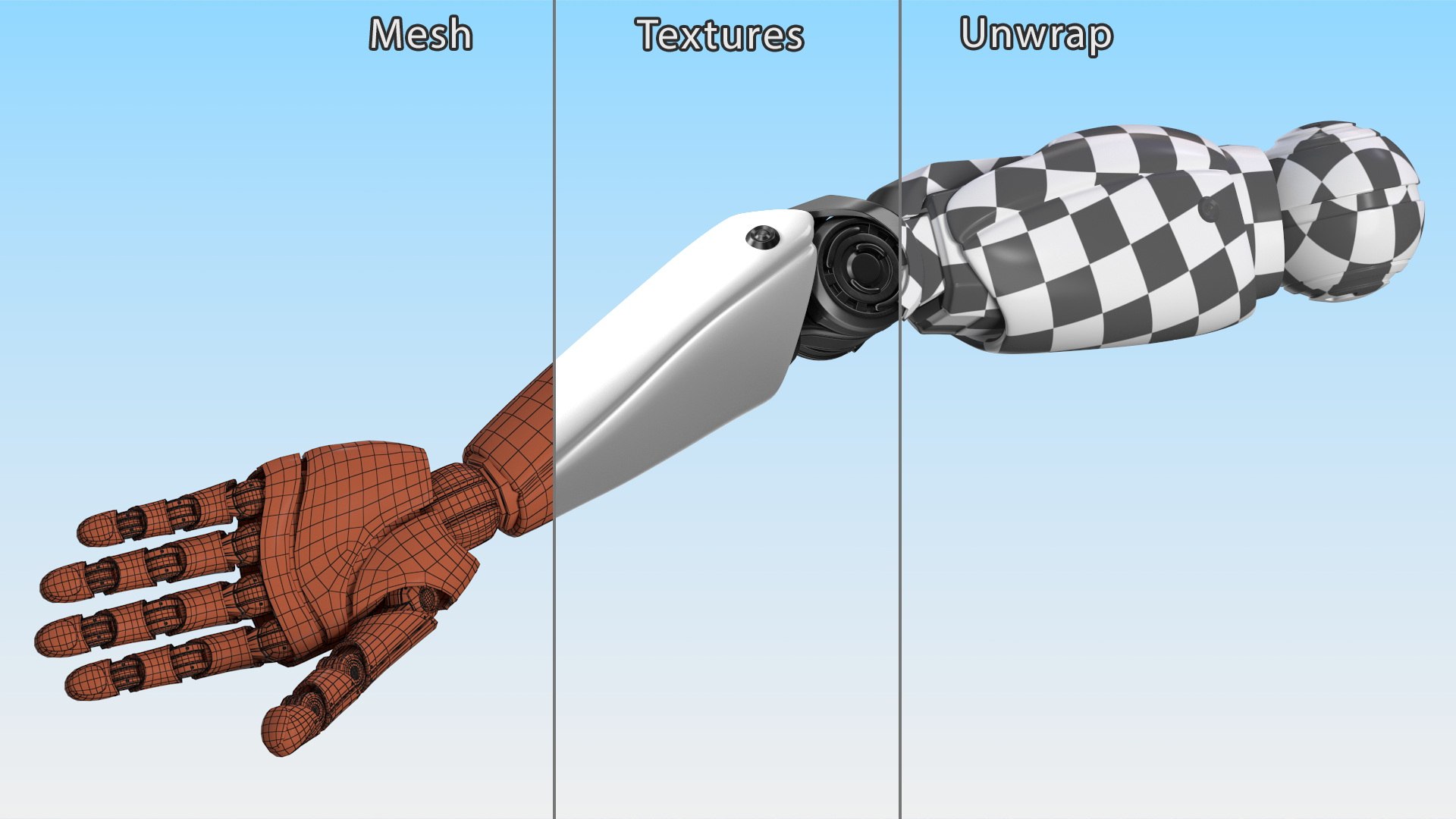 Sci Fi Robot Arm Rigged 3D model - TurboSquid 2111041