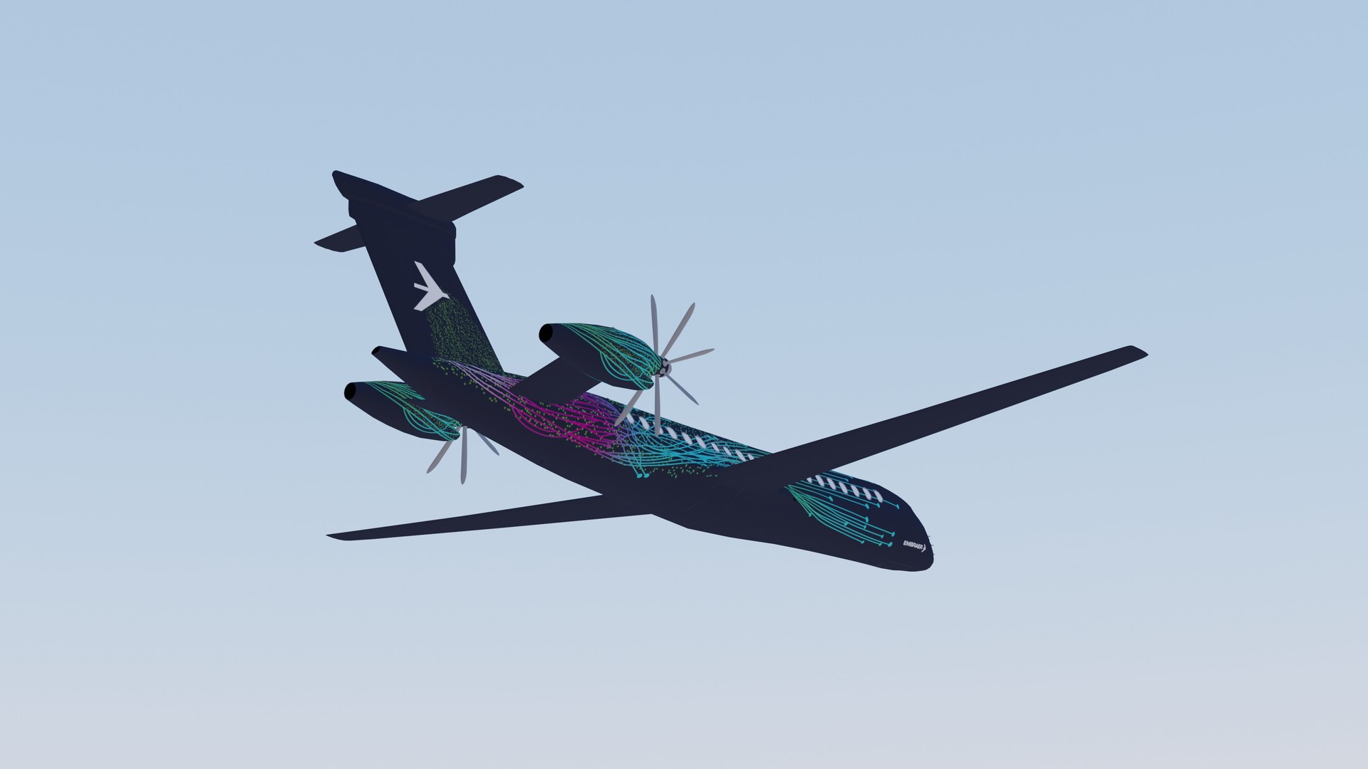 3D Embraer NG Turboprop Model - TurboSquid 2027015