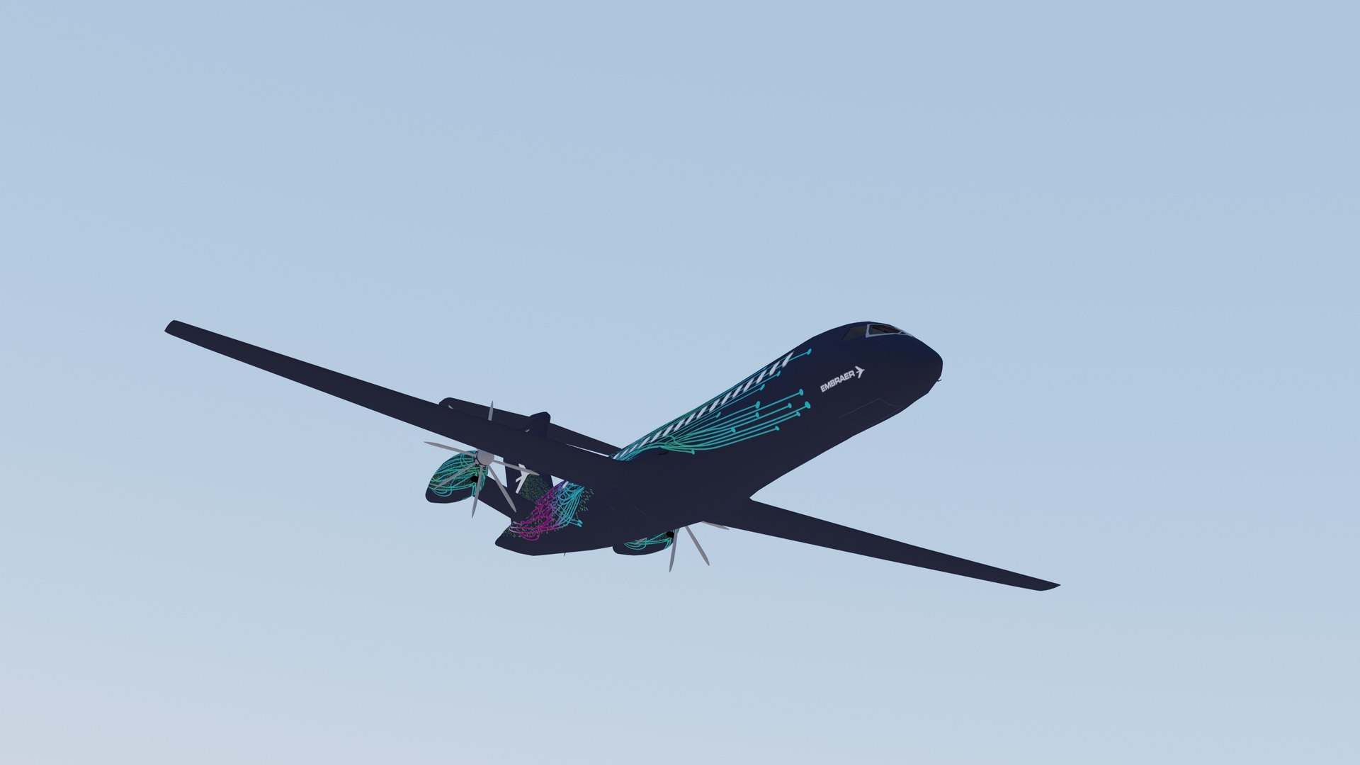 3D Embraer NG Turboprop Model - TurboSquid 2027015