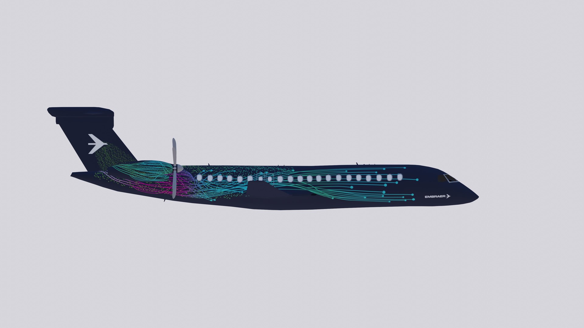 3D Embraer NG Turboprop Model - TurboSquid 2027015