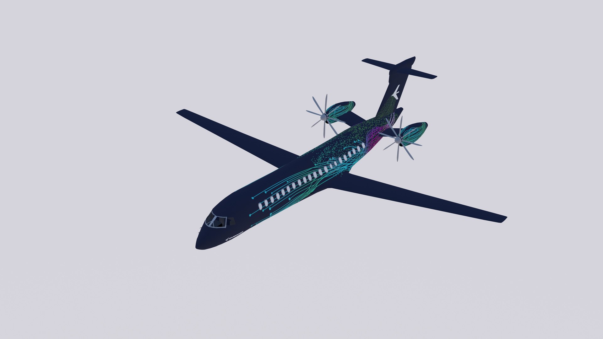 3D Embraer NG Turboprop Model - TurboSquid 2027015