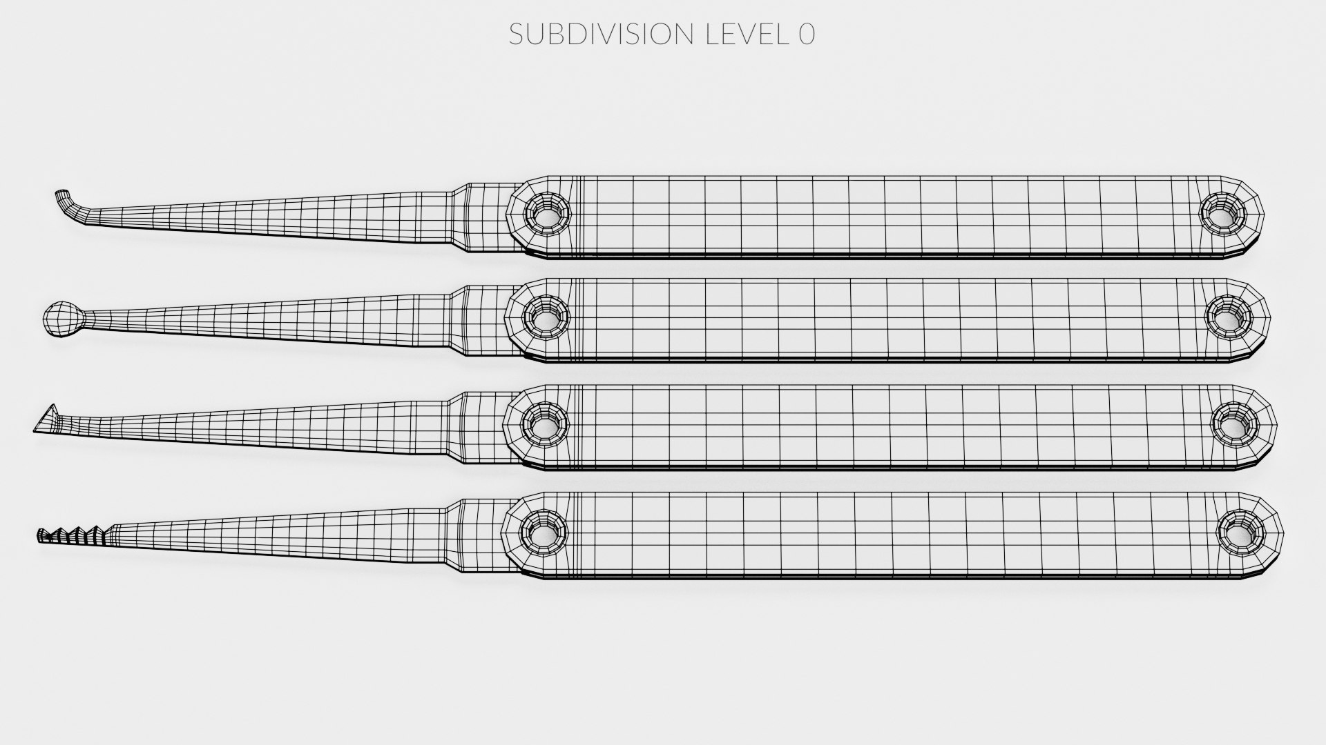3D Model Lockpicks - TurboSquid 1809836
