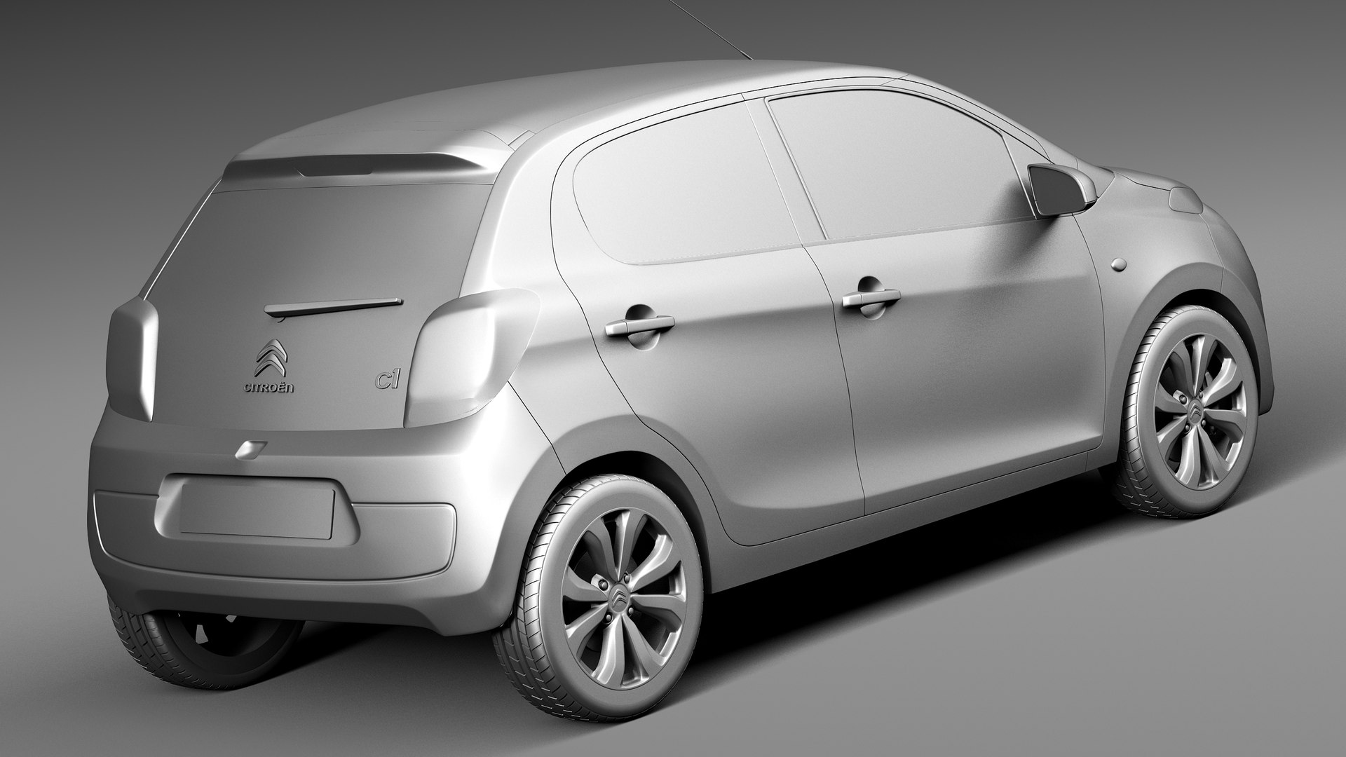 Citroen C1 3d Model