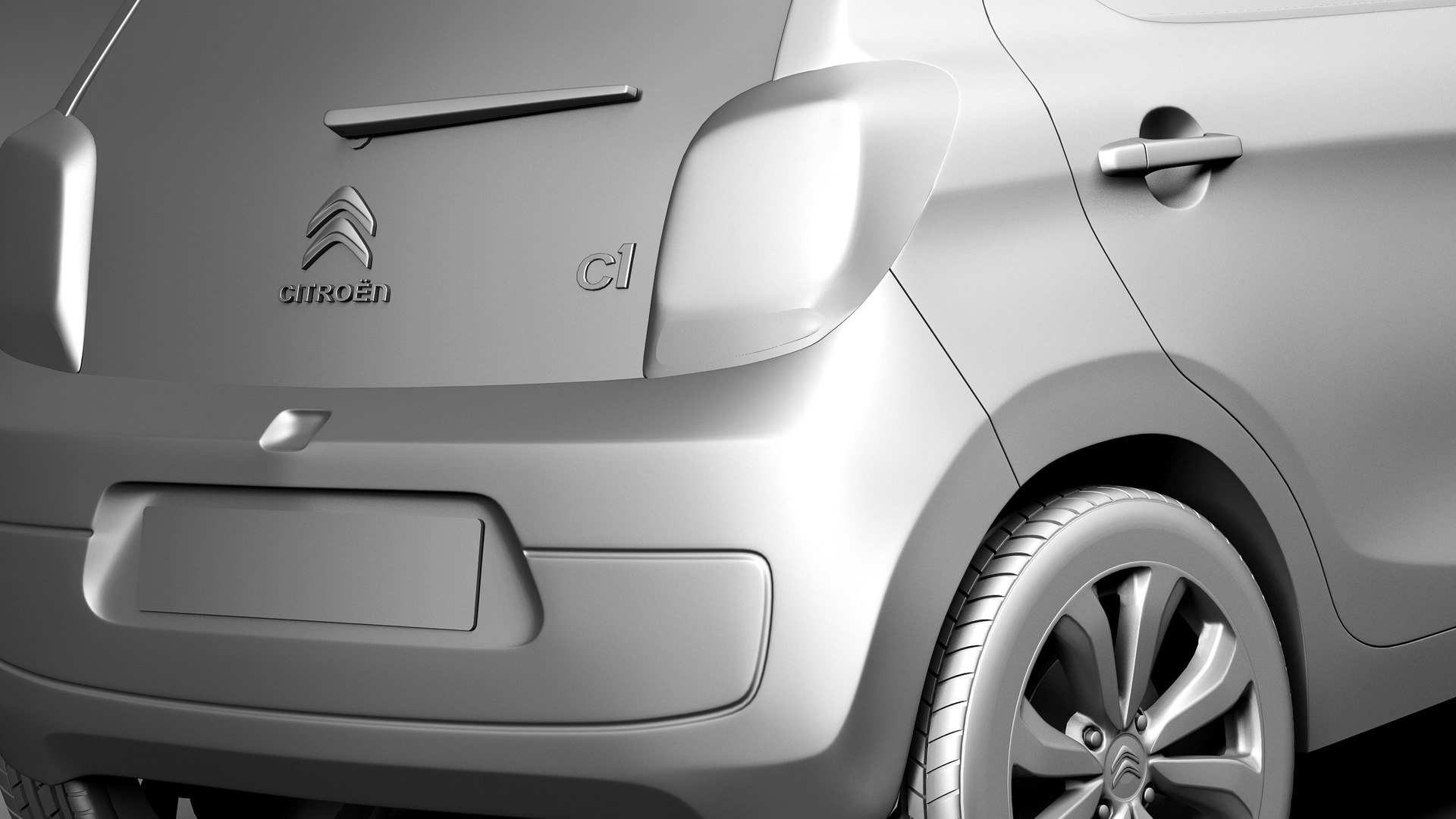 Citroen C1 3d Model