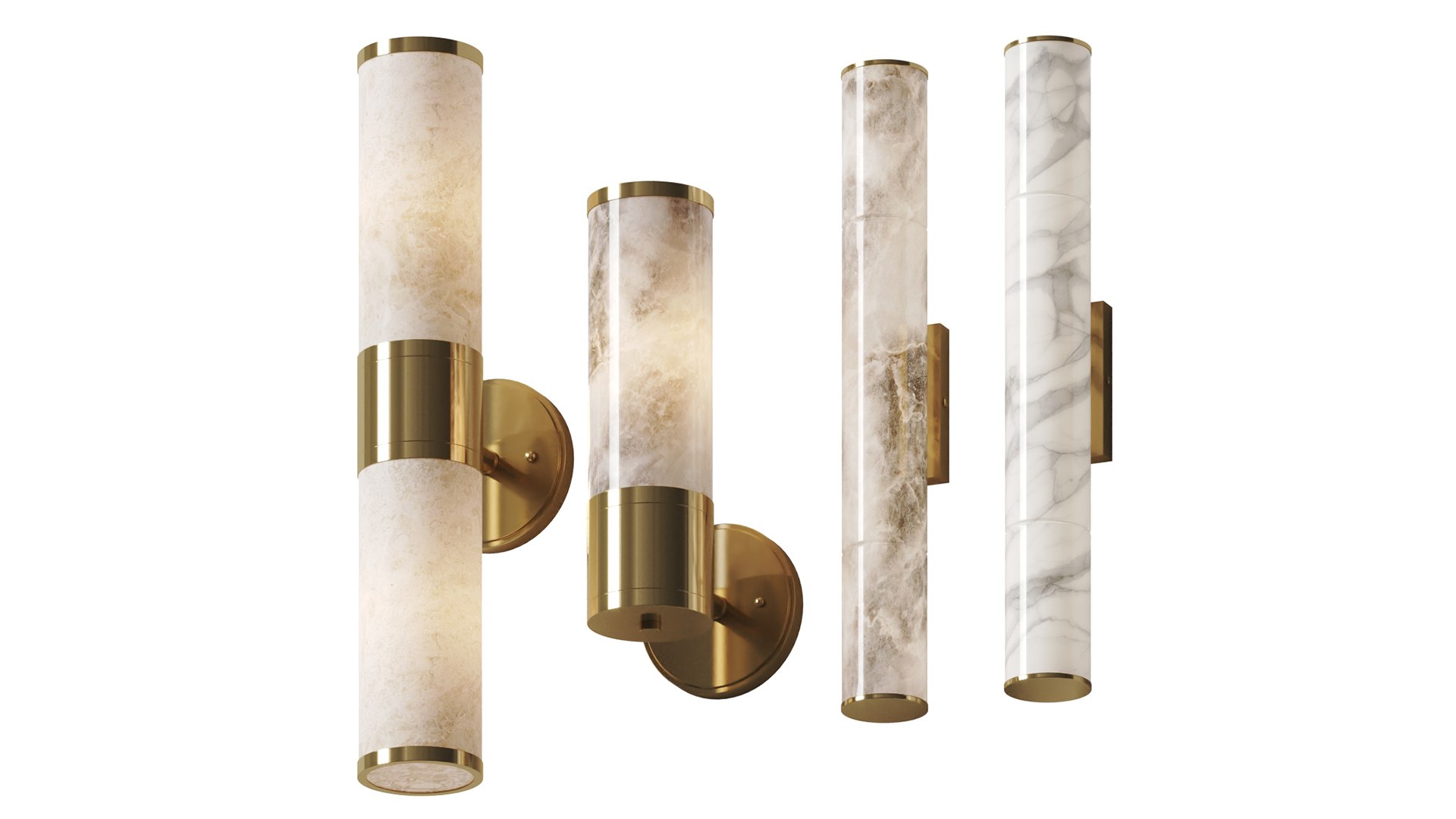 3D model Lampatron Marble and Prisca - Wall Lamps Set - TurboSquid 2102749