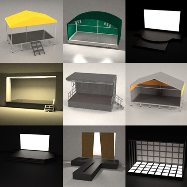 Outdoor Stage 3D Models for Download | TurboSquid