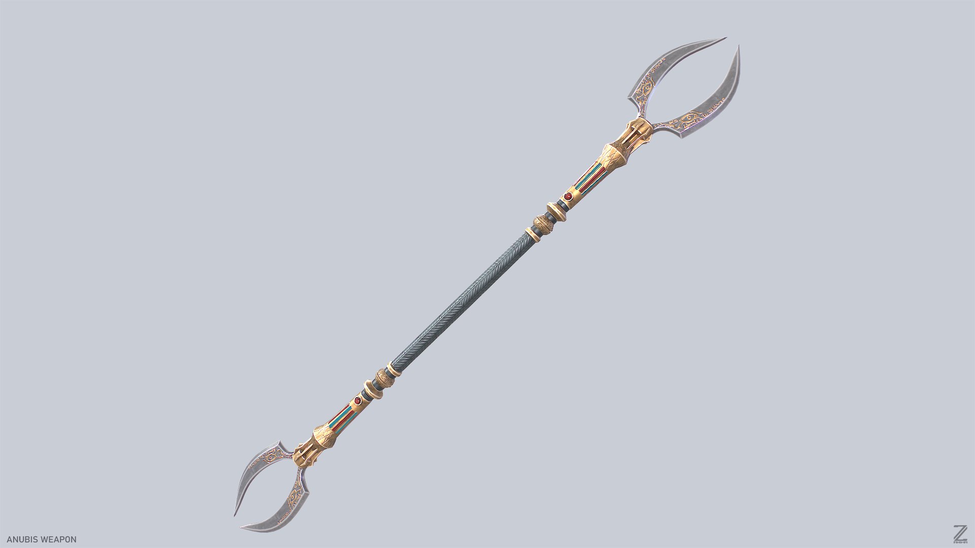 3D Anubis Weapon - TurboSquid 2413603