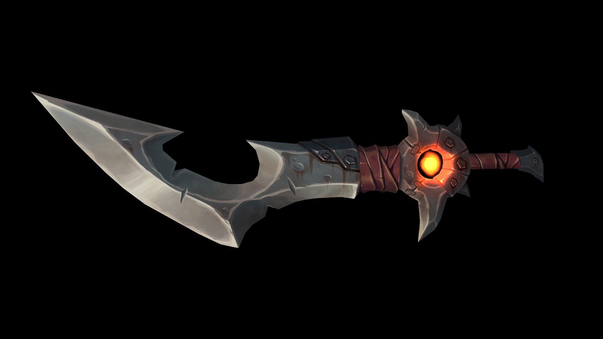 Stylized Fantasy Weapon 3D Model - TurboSquid 2034870