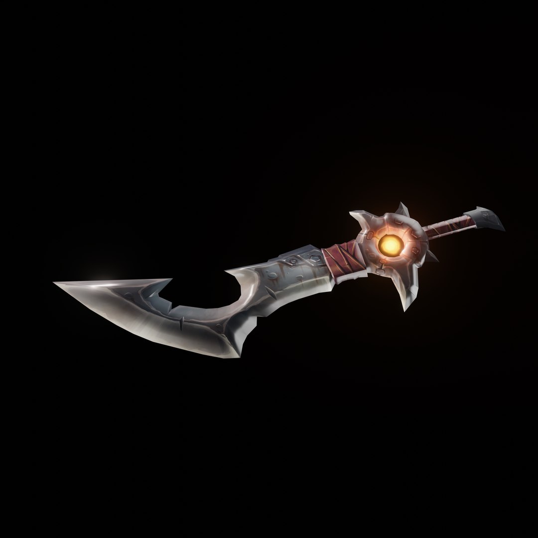 Stylized Fantasy Weapon 3D Model - TurboSquid 2034870