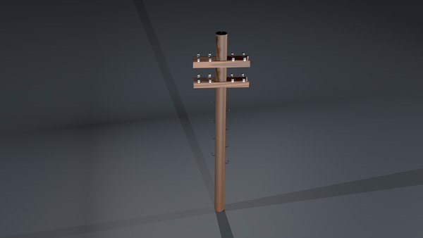 modelo 3d Poste electrico - TurboSquid 1403692