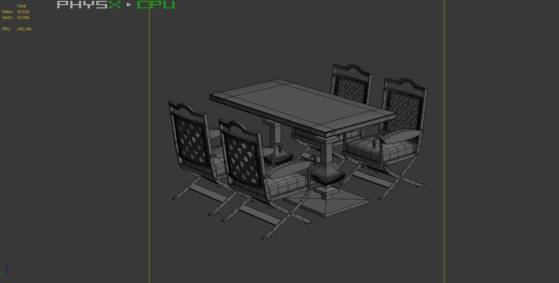 Dinner Set Cafe 3d Max