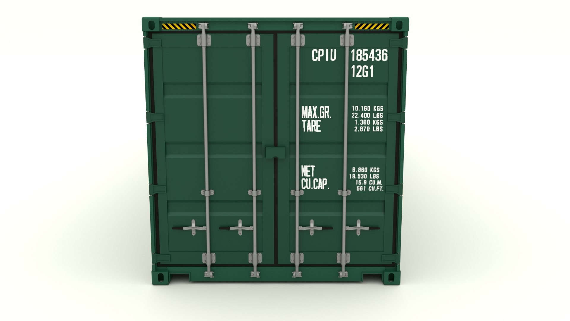 3d Model Shipping Container