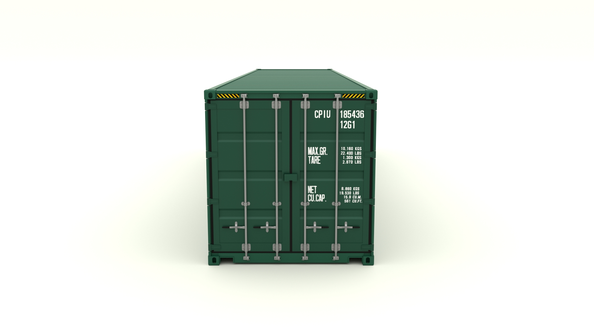 3d Model Shipping Container